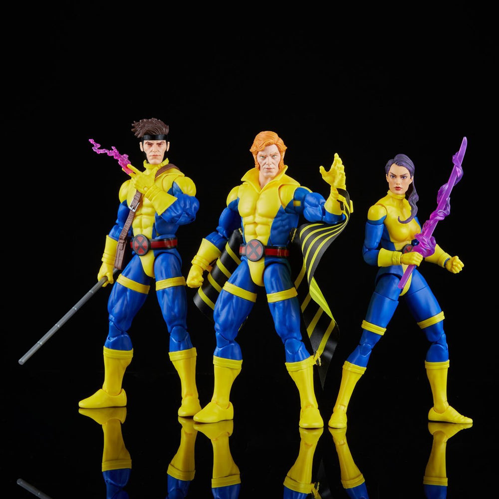 Marvel Legends X-Men 60th Anniversary Banshee, Gambit, and Psylocke 3 Pack - Blue Unlimited Toys ...